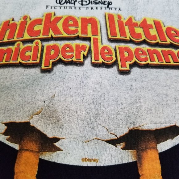 Disney | Shirts | Vintage Disney Chicken Little Movie T Shirt Promo ...